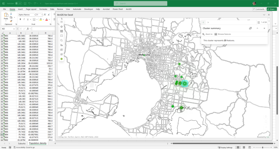 Connect to Web Data in ArcGIS for Excel - Esri Community