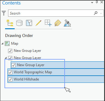 Contents pane box selection - Esri Community