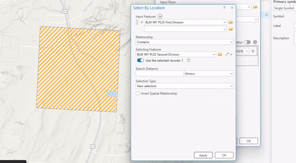 Select By Location has output when done manually b... - Esri Community