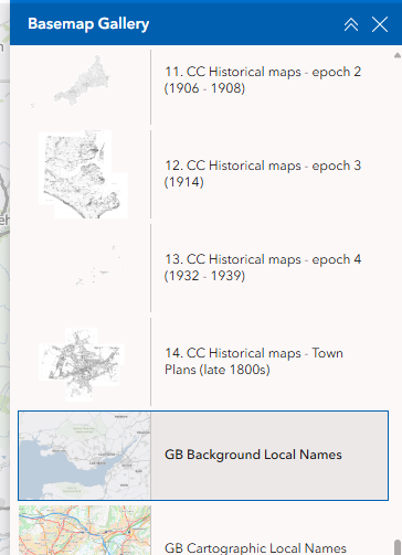 Basemap Gallery Duplicating maps - Esri Community