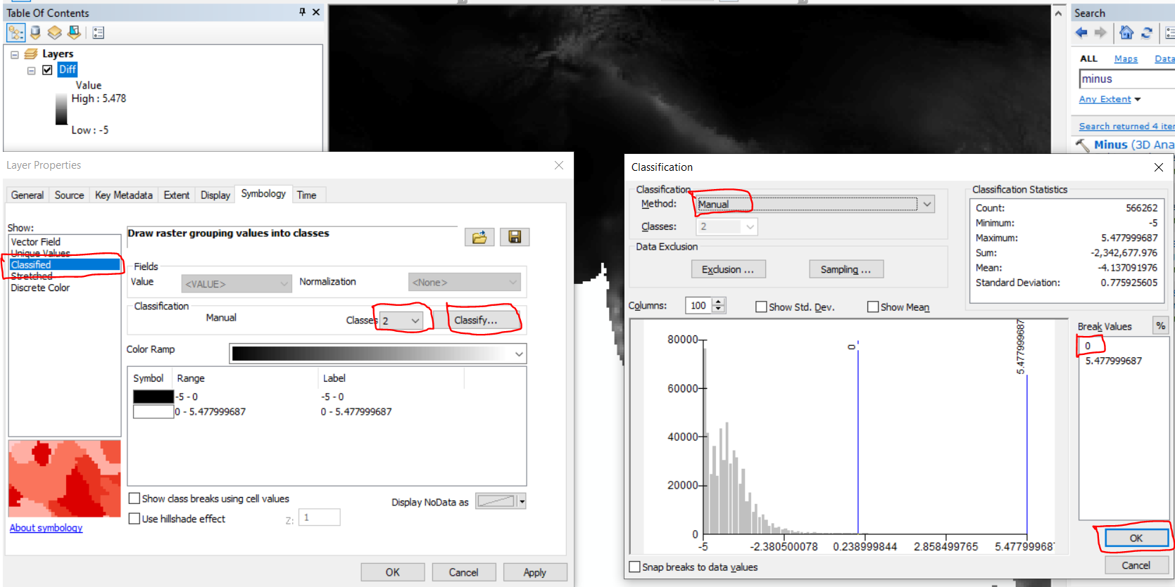 Solved: Need to render an output raster to show the positi... - Esri ...