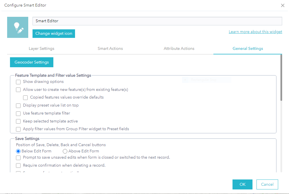 Smart Editor: Button Define Preset Values missing ... - Esri Community