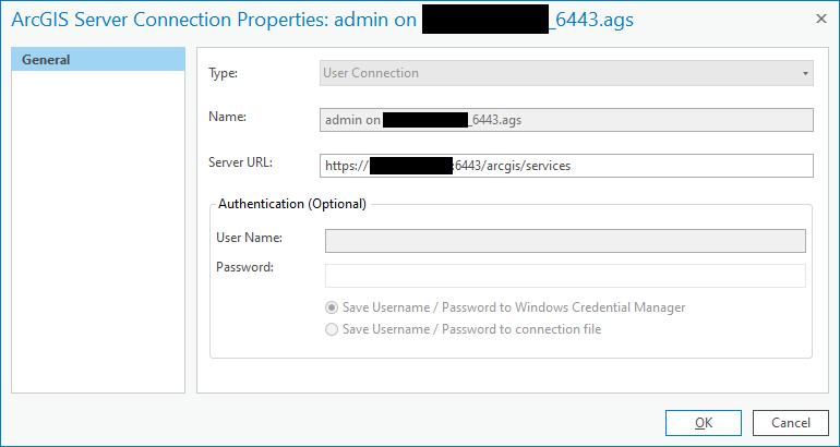 Trouble connecting to ArcGIS Server with an admini... - Esri Community