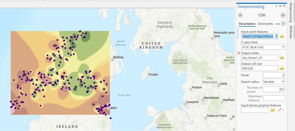 Performing an IDW on specific area of map - Esri Community