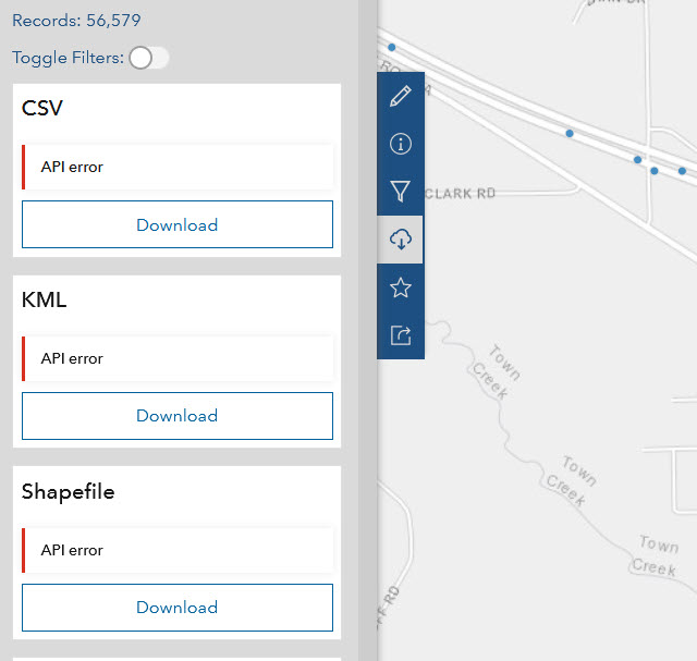 Solved: API Error Open Data Download - Esri Community