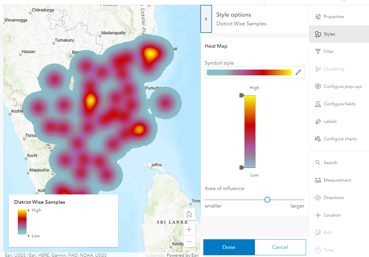 Solved: Heat map using only locations in new Map viewer - Esri Community