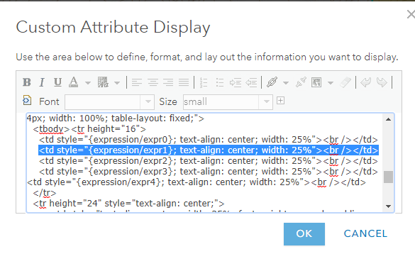 Change Colors or add html to a pop-up in the map v... - Esri Community