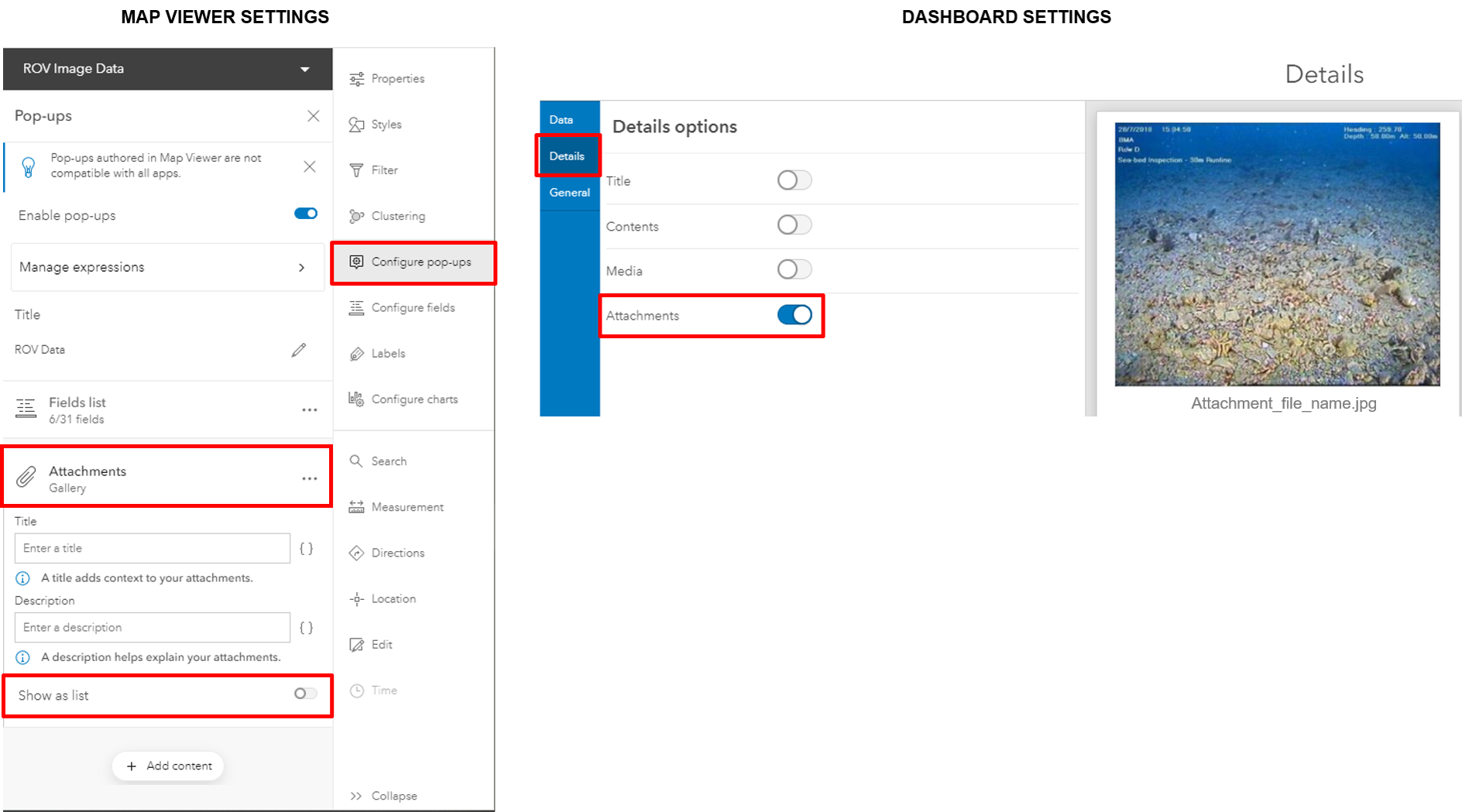Media / Attachments for Dashboards in AGOL (formal... - Esri Community