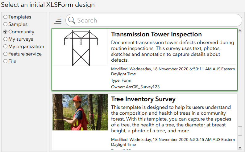 Transmission Line Inspection Template - Esri Community