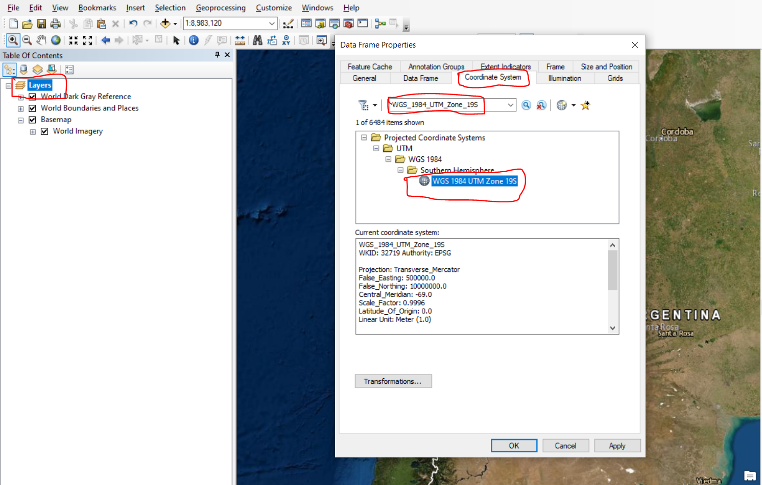 Solved: Converting map units (m) to utm - Esri Community