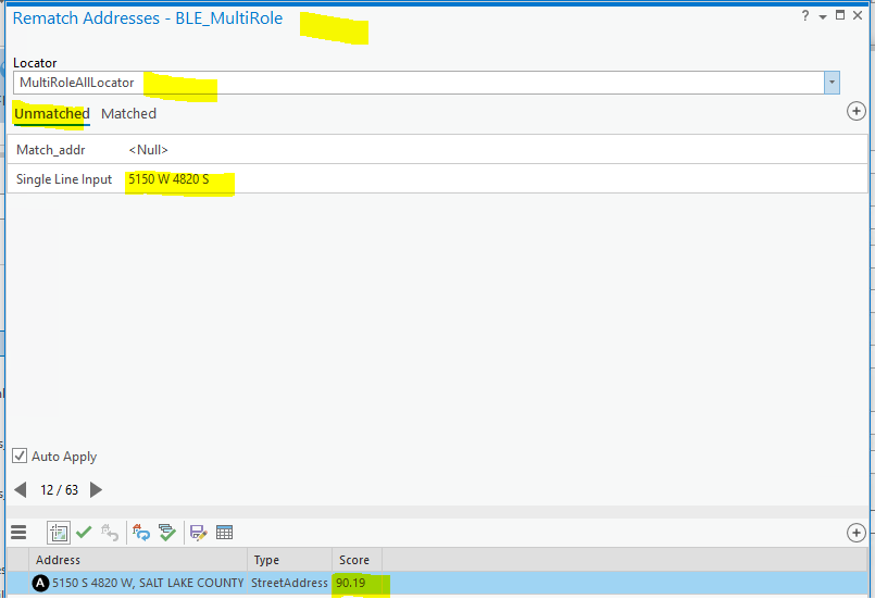 Address does not match but then it does in rematch... - Esri Community