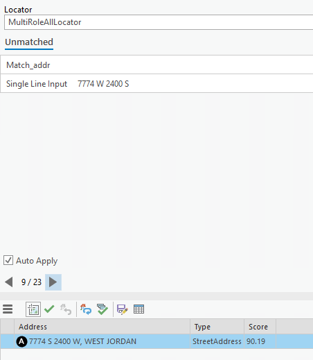Address does not match but then it does in rematch... - Esri Community