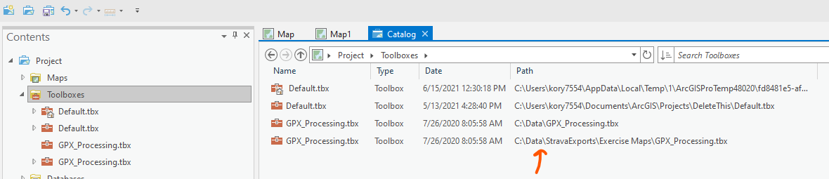 Display Toolbox Path - Esri Community