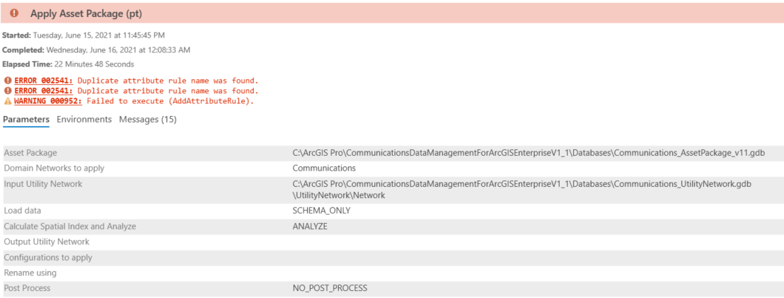 Apply Asset Package (Comms domain) - Arcade Script... - Esri Community