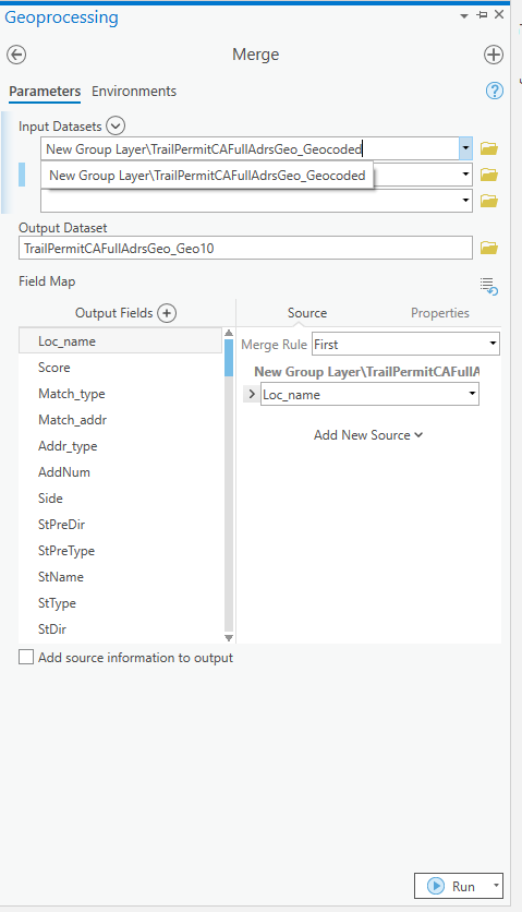 Solved: Not able to merge the layers of point data. Only o... - Esri ...