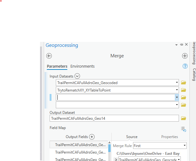 Solved: Not able to merge the layers of point data. Only o... - Esri ...