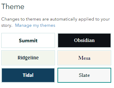 StoryMaps- Build a Custom Theme from an Existing E... - Esri Community