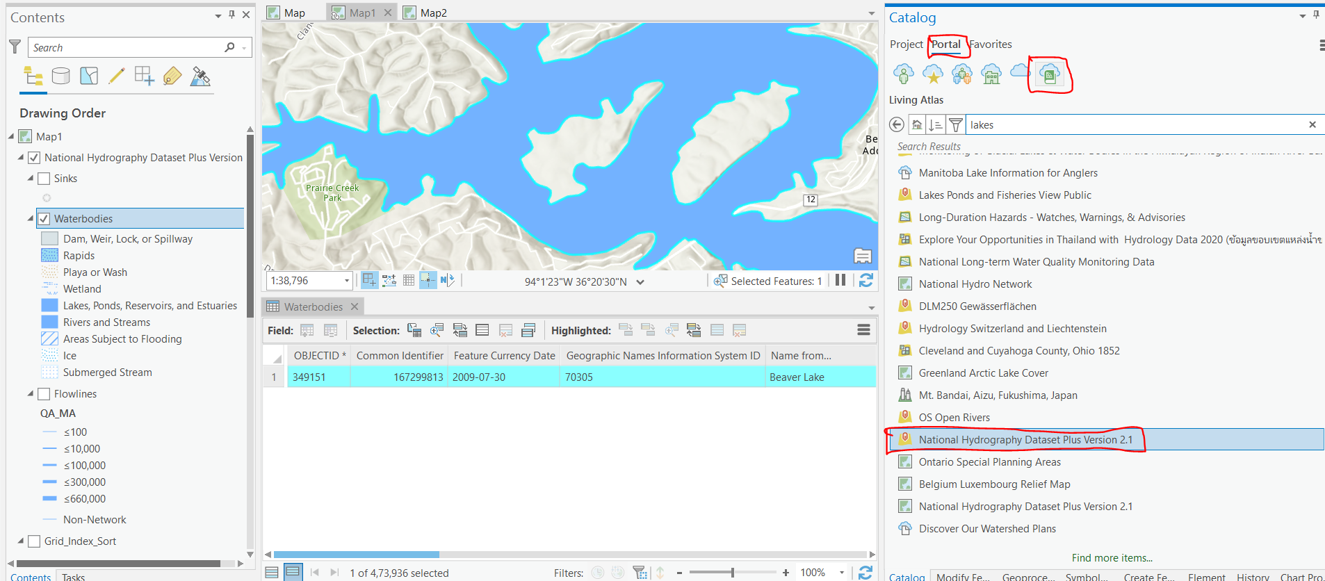 Solved: Easy way to make polygon of a lake - Esri Community