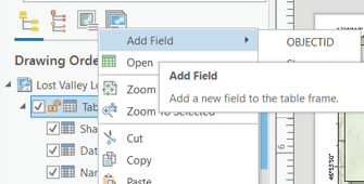 "Add to Legend" option in context-menu of Table of... - Esri Community