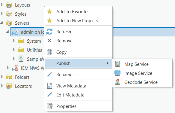 Solved: Publishing to ArcServer from ArcGIS Pro - Esri Community