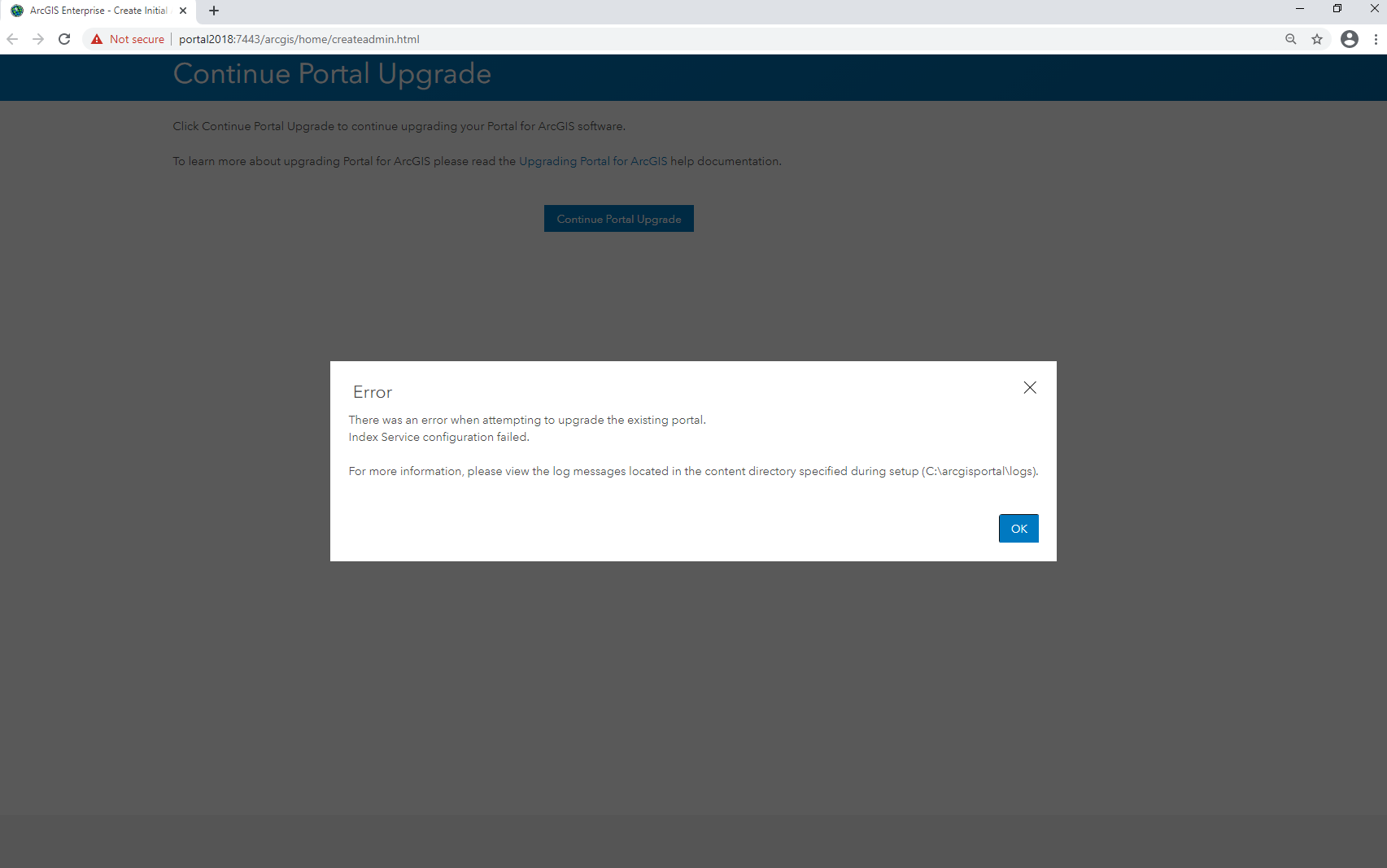 Can´t access portal after upgrade to 10.8.1 - Esri Community