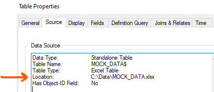Stand Alone Table Link - Esri Community