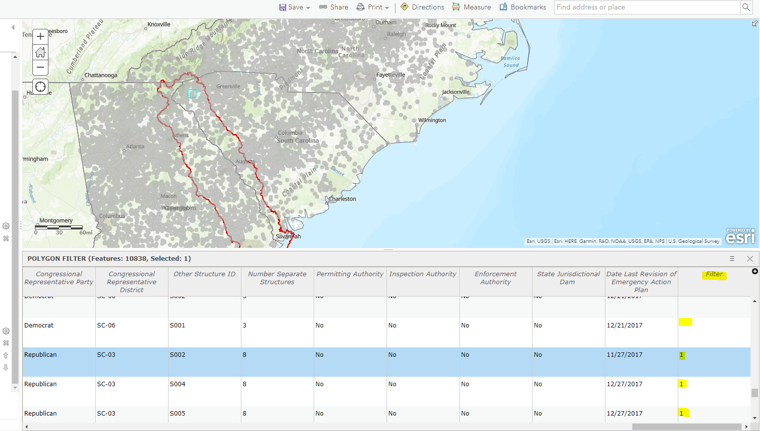 Arcade Point Intersect Polygons to symbolize/filte... - Esri Community