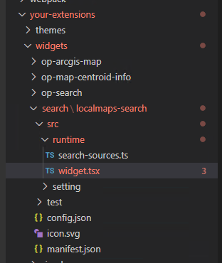 JSAPI Search Widget in Custom ExBuilder Widget - Esri Community