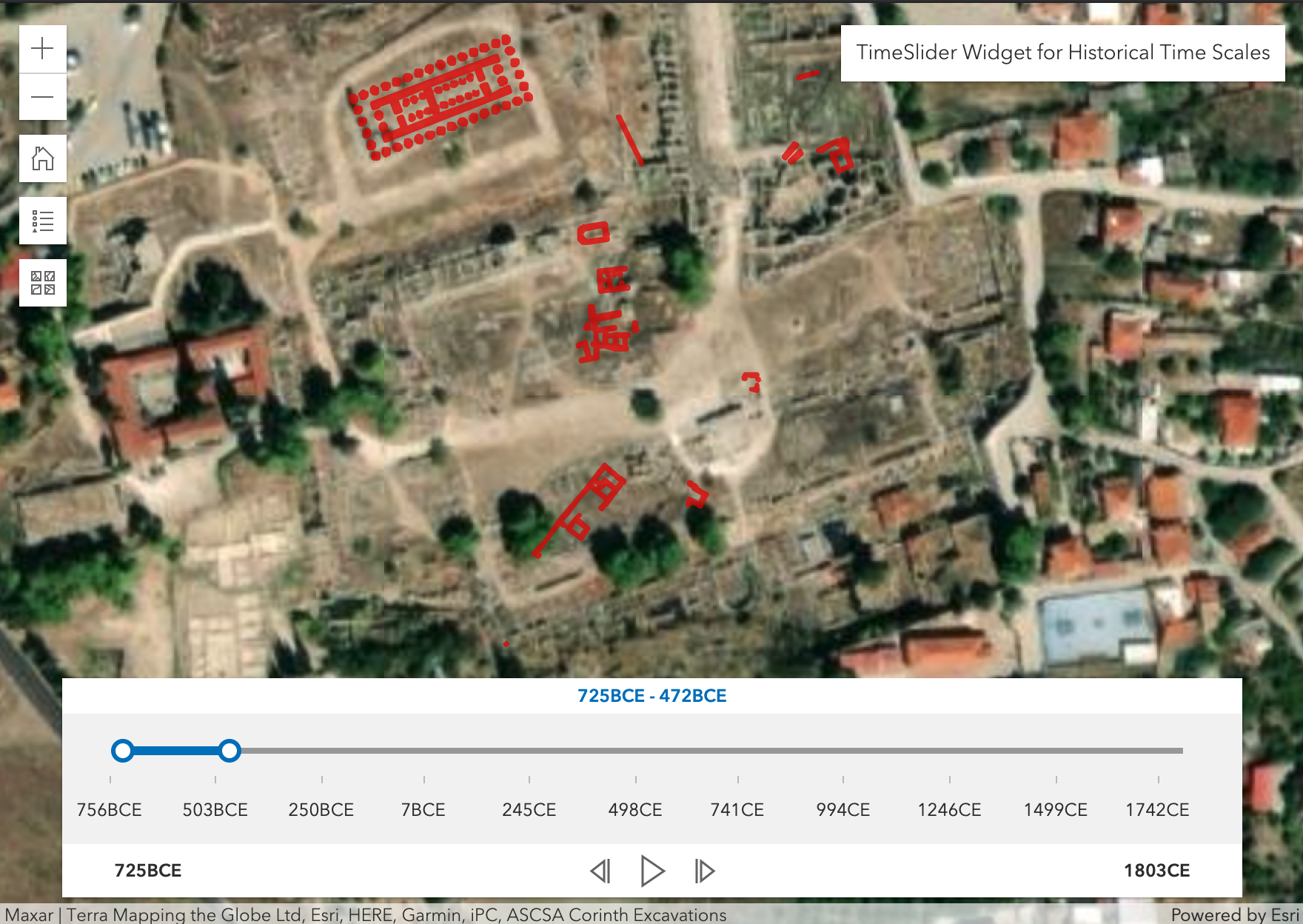 TimeSlider Widgets for Historical or Geological Ti... - Esri Community