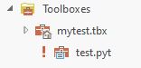 Python toolbox - tool connection is broken when op... - Esri Community