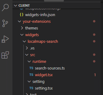 JSAPI Search Widget in Custom ExBuilder Widget - Esri Community
