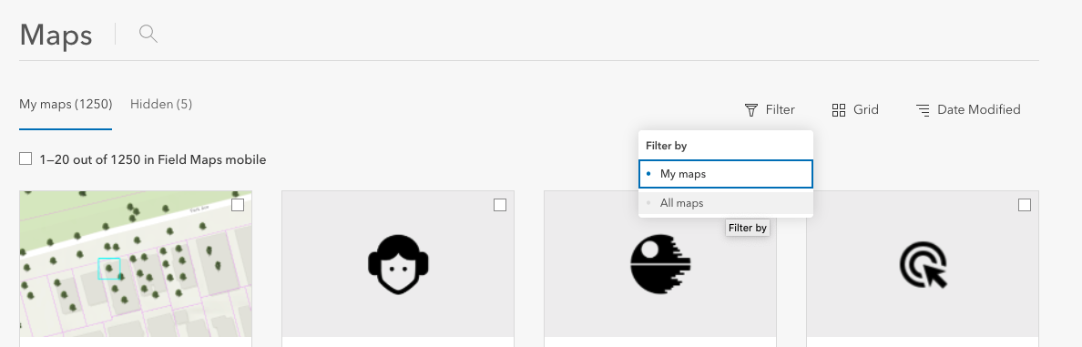 Solved: Why "My Maps" only in Field Maps Web App? - Esri Community