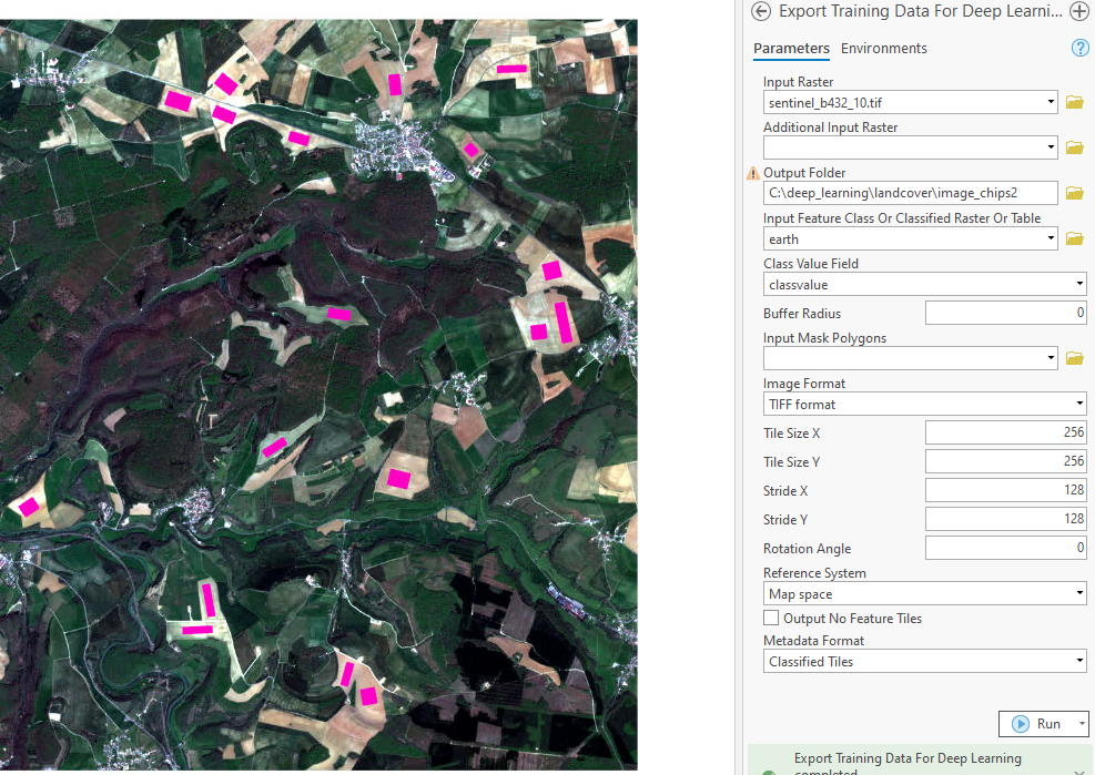 Help with deep learning and pixel classification o... - Esri Community
