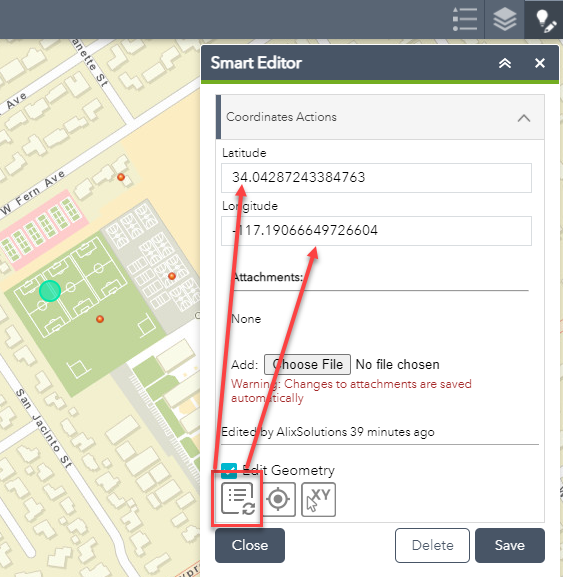 Web Appbuilder Get Coordinates Widget Esri Community