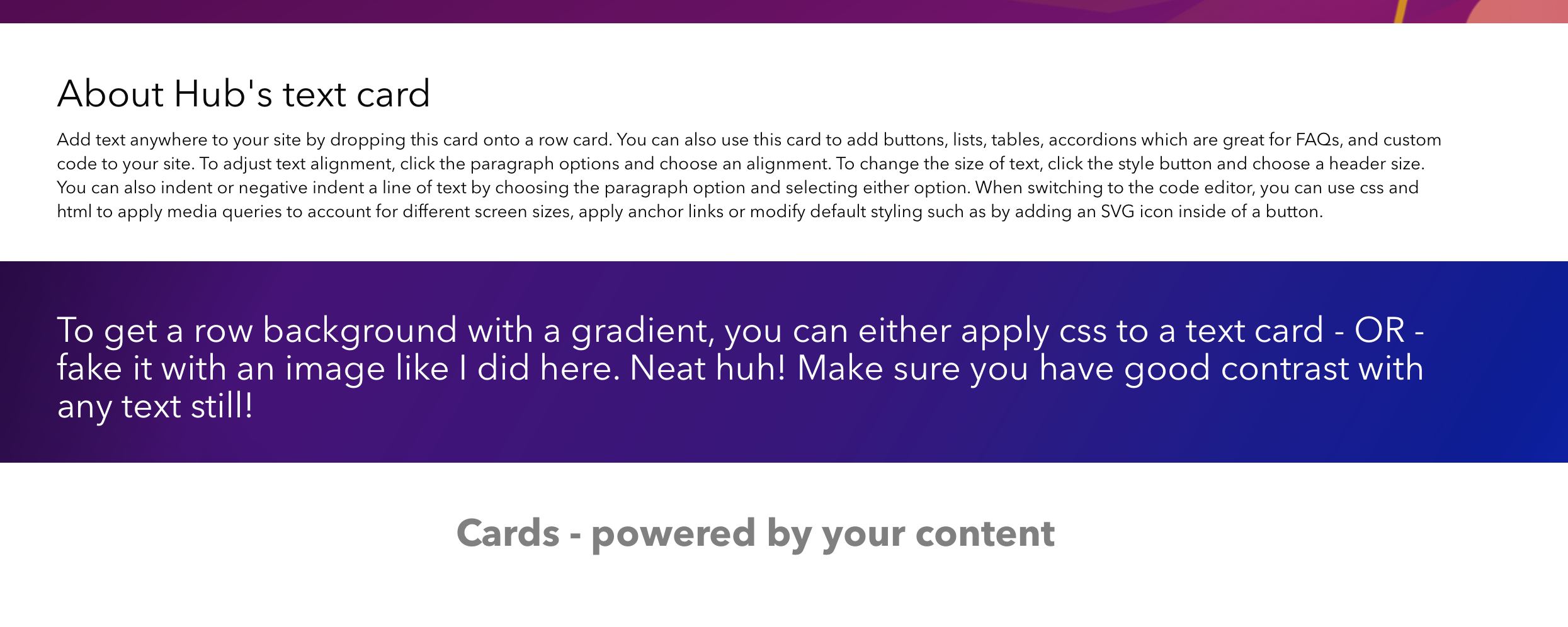 3 ways to use the spacer card to improve site layout - ArcGIS Hub or ...
