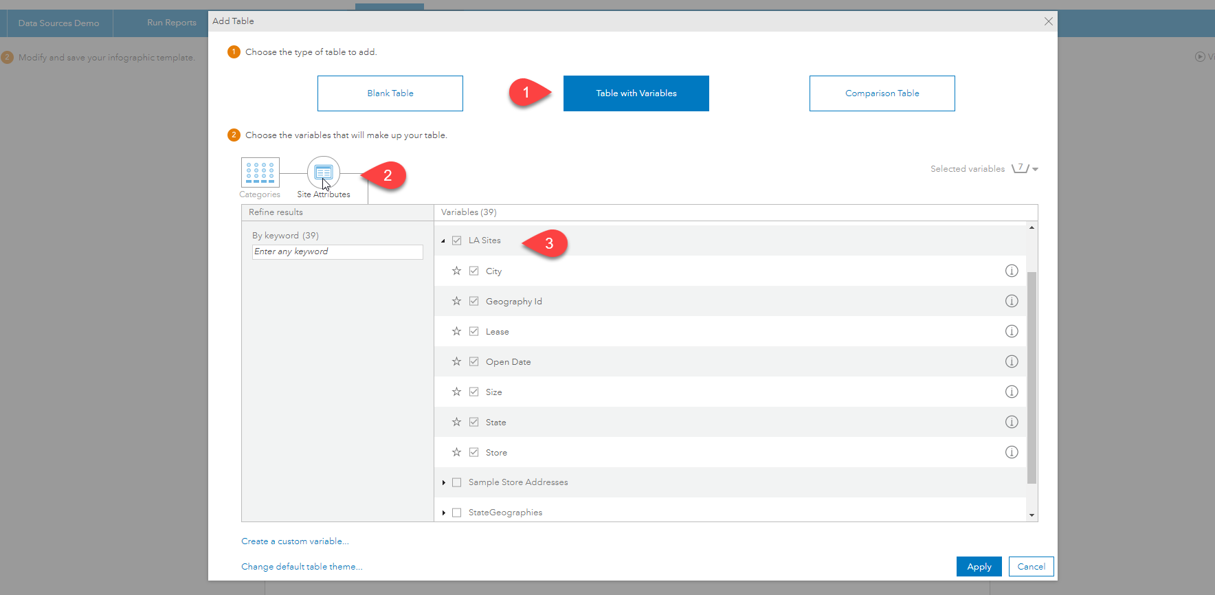 Solved: Import Excel sheet for table in Infographics - Esri Community