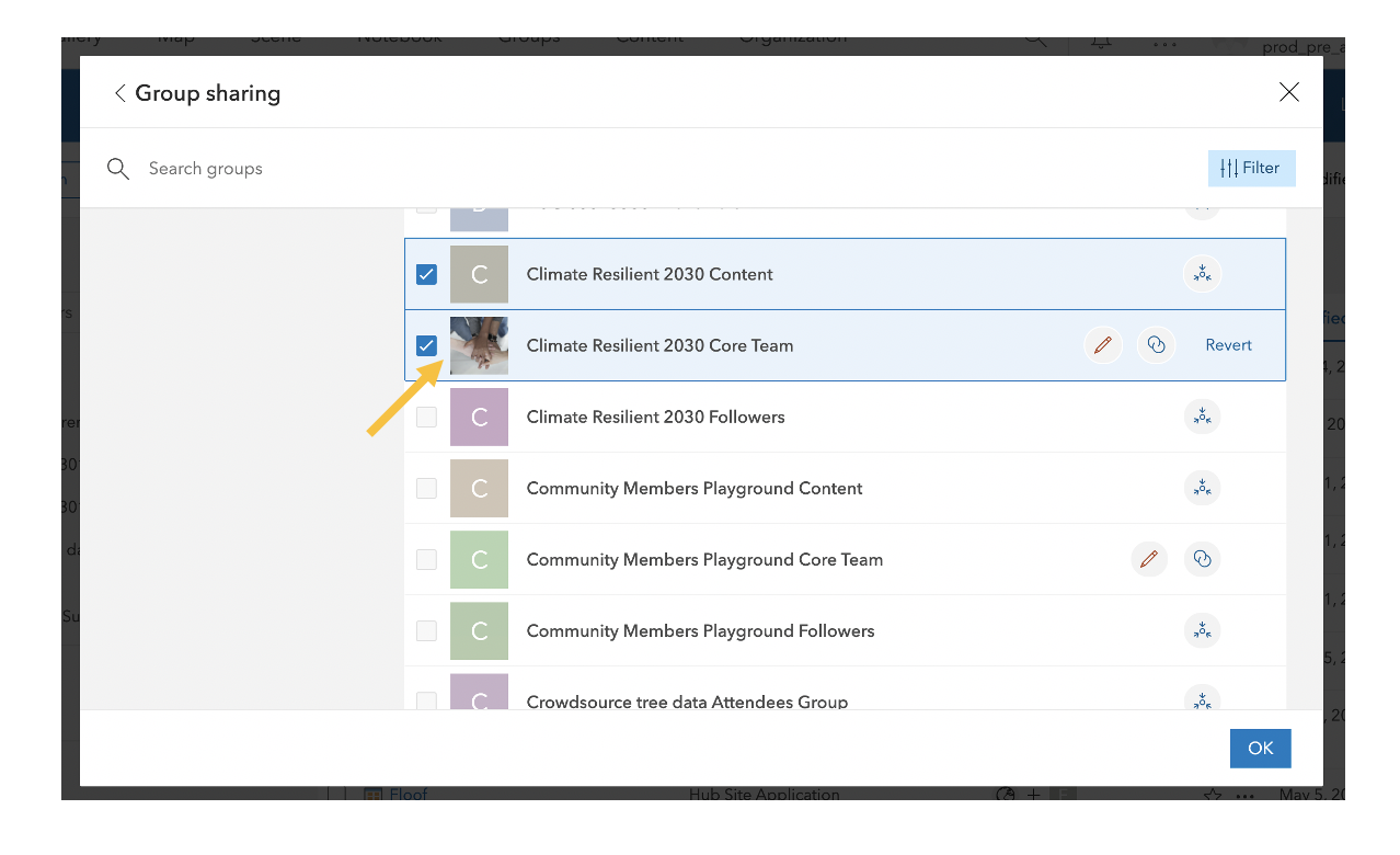 Changing ownership of sites in ArcGIS Hub and ArcG... - Esri Community