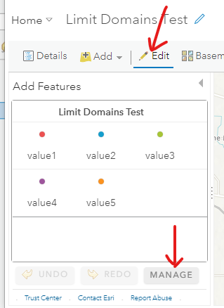 Limit domain values available to the user when edi... - Esri Community