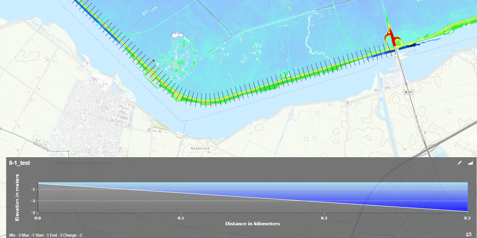 Elevation profile only gives the Z value of the st... - Esri Community