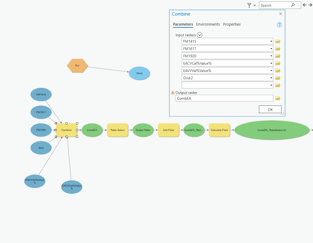 Inline Variable Substitution With Input Rasters Esri Community