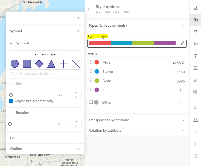 Solved: turn off auto size by scale map viewer - Esri Community