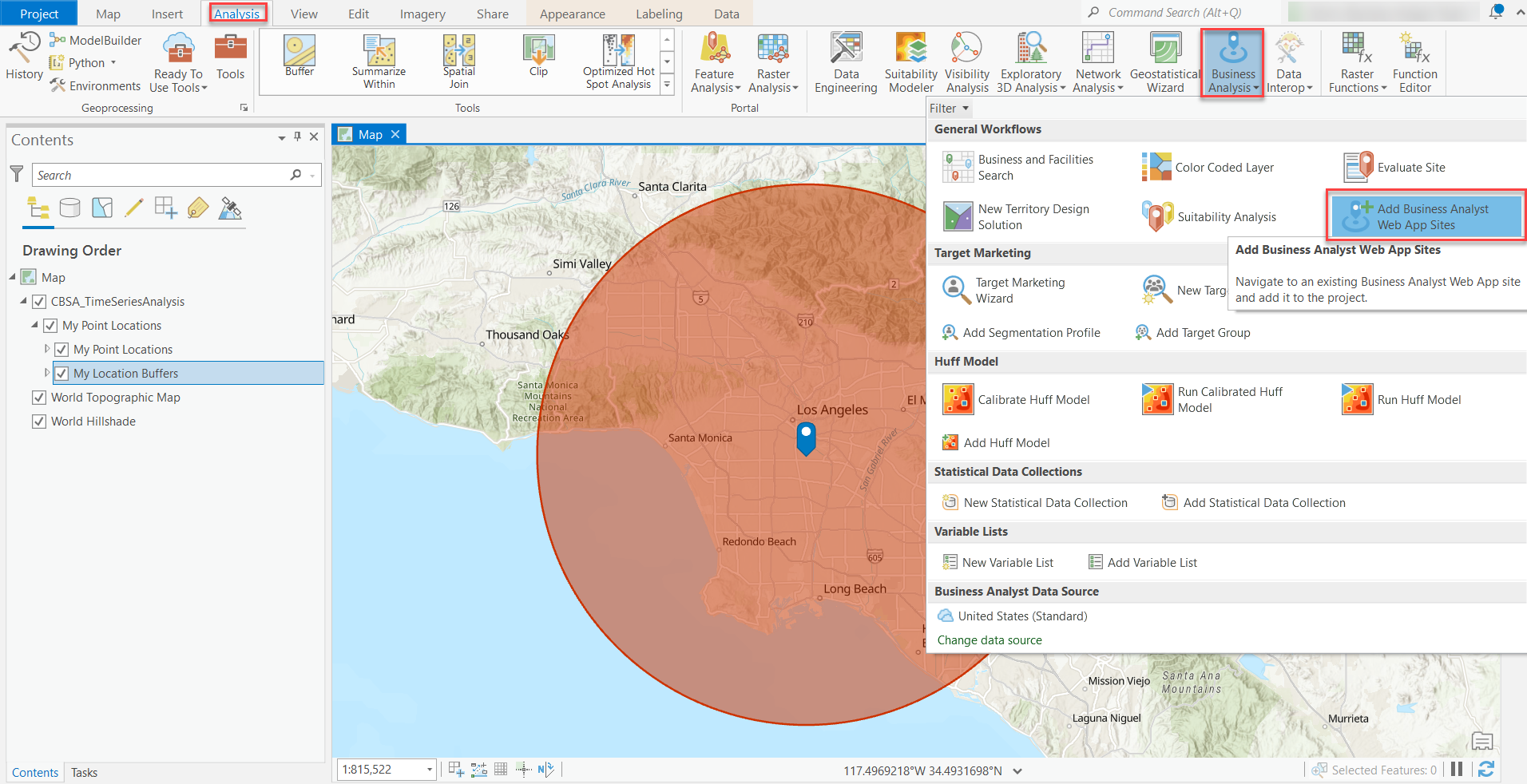 Solved: Using a polygon you created to run a report in Bus... - Esri ...