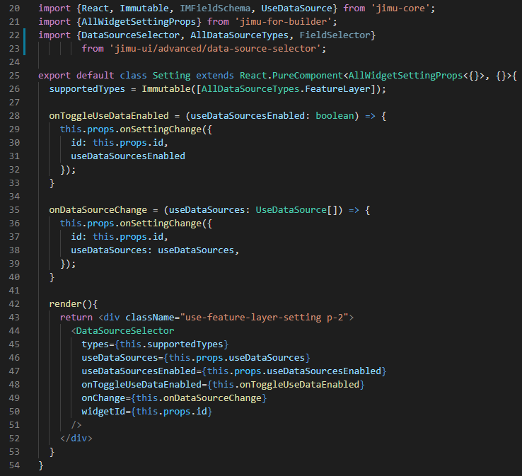 Personnal widget : Set multiple datasources - Esri Community