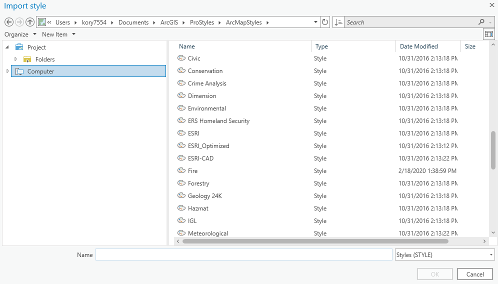 Include ArcGIS Desktop 10.x styles with ArcGIS Pro - Esri Community
