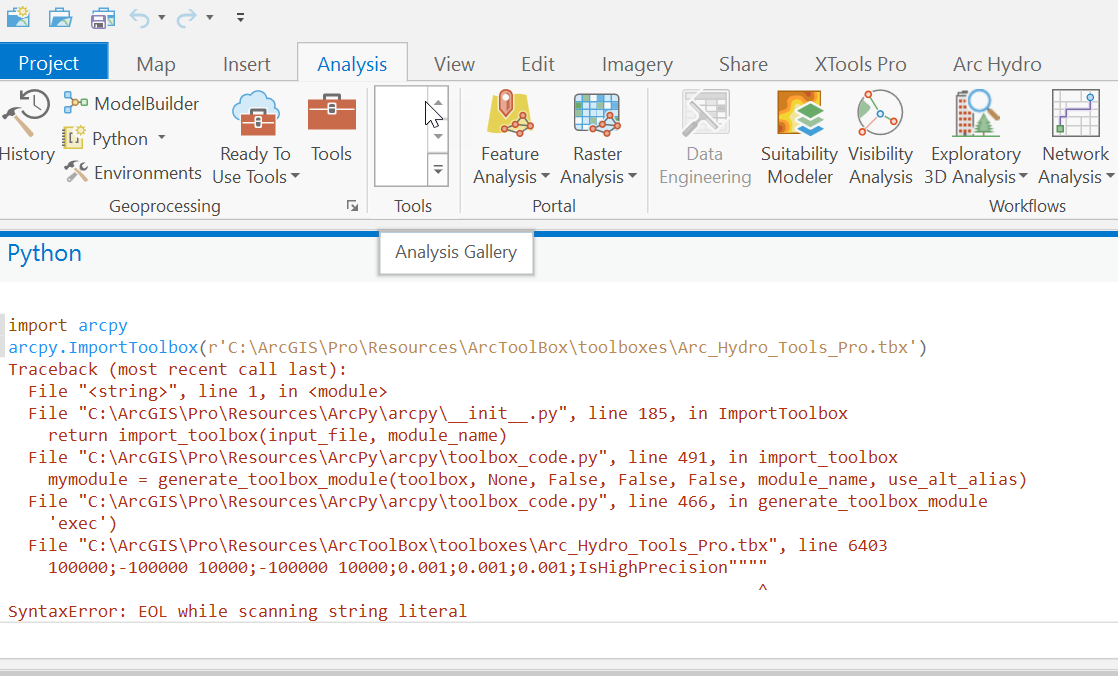 Problem importing Arc Hydro toolbox for a stand al... - Esri Community