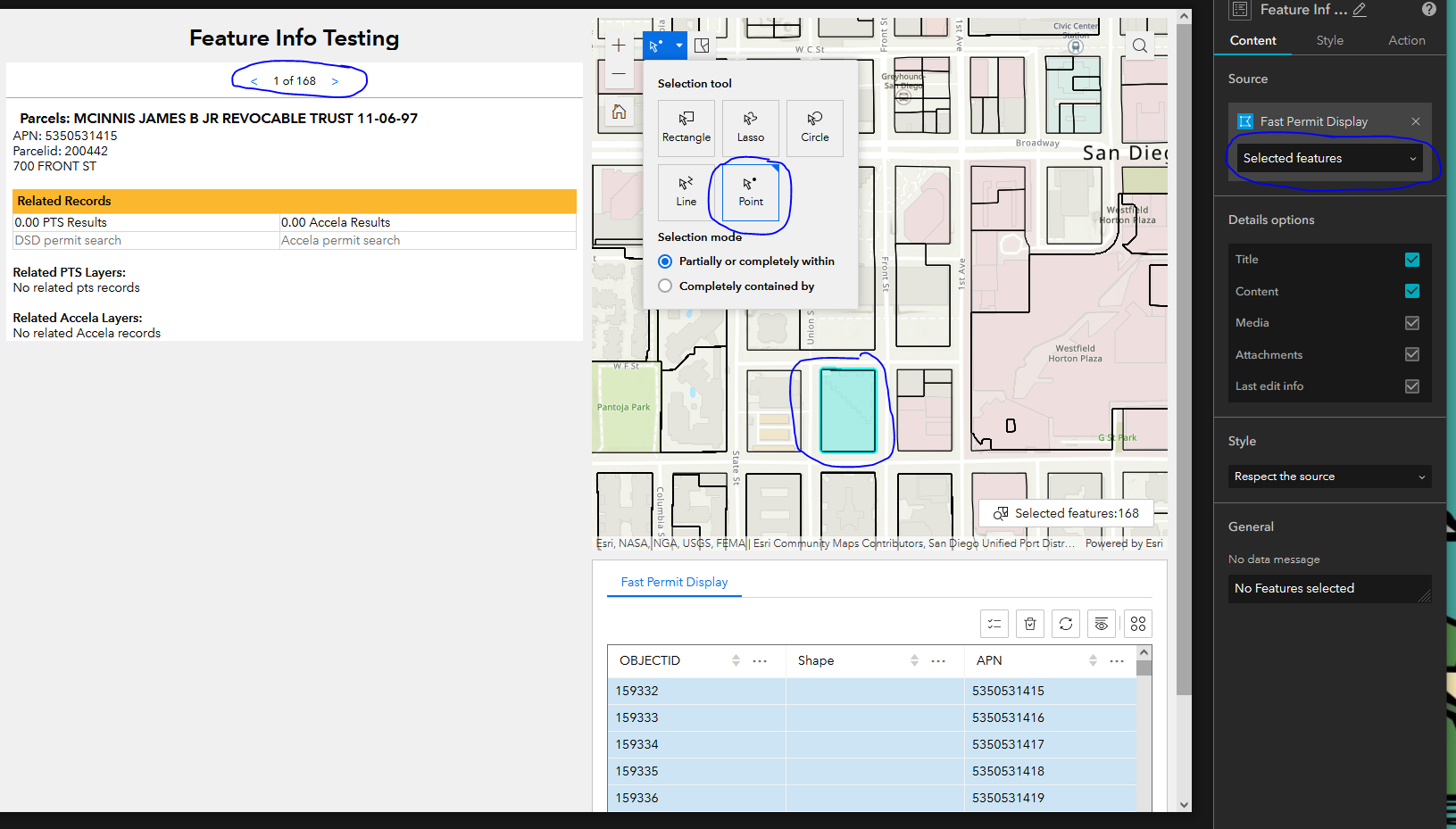 Feature Info widget for multiple pop-ups - Esri Community