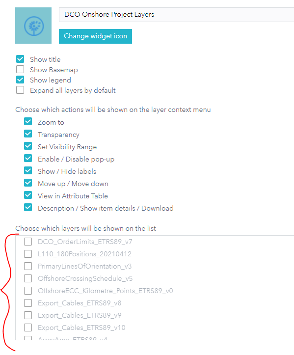 Layer List Parity between Experience Builder and W... - Esri Community