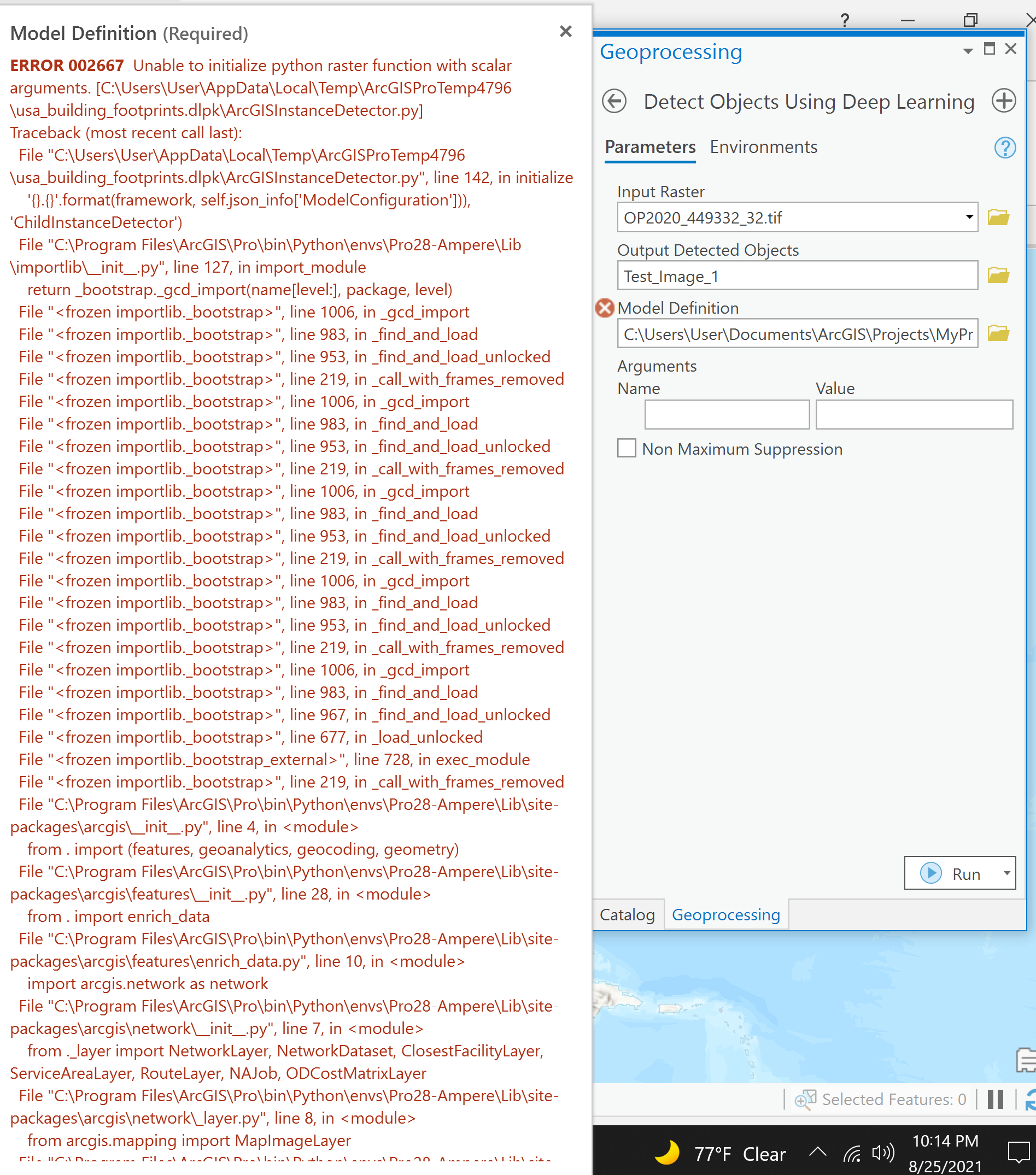 Detect Objects Using Deep Learning Error with new ... - Esri Community Detect Objects Using Deep Learning Error with new ... - Esri Community