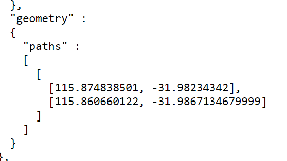 Embed the geometry result from a rest endpoint que... - Esri Community