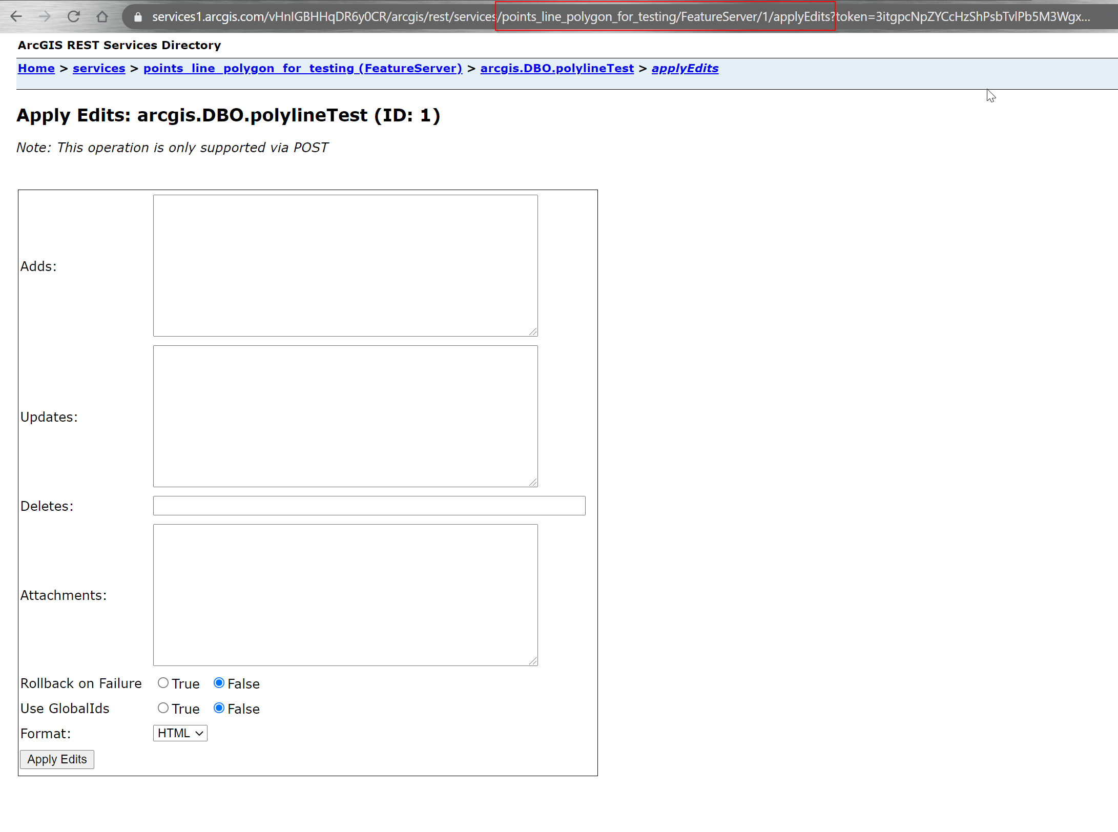 Embed the geometry result from a rest endpoint que... - Esri Community